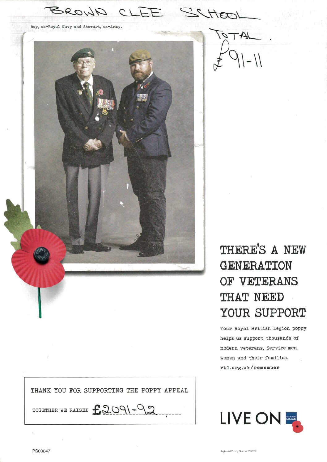 Poppy Appeal 2024 – Brown Clee CE Primary School